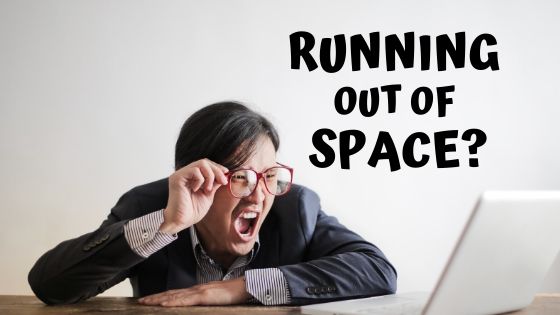 Running out of space in your course?